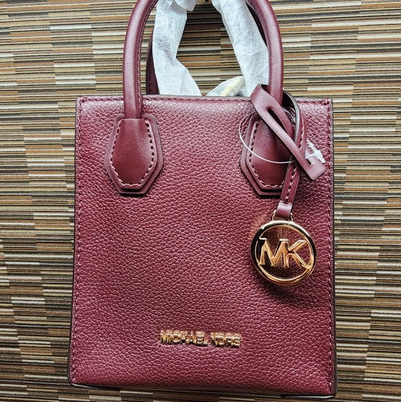 Michael Kors | Bags | Nwt Michael Kors Xs Mercer Merlot Satchel | Poshmark